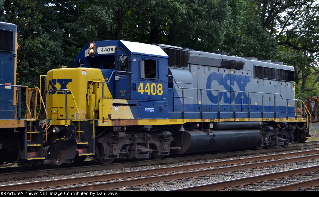 CSX GP40-2 4408 on C964-08